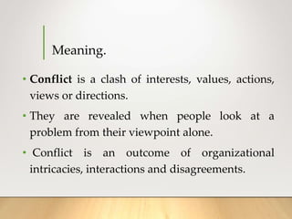 Conflict resololution,role of hr in resolution | PPT