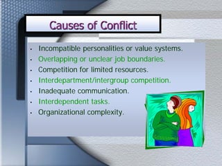 Conflict & resolution | PDF