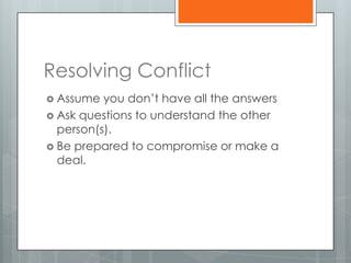 Conflict resolution | PPTX | Debated Sensitive Social Issues ...