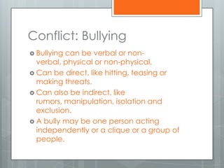 Conflict resolution | PPTX