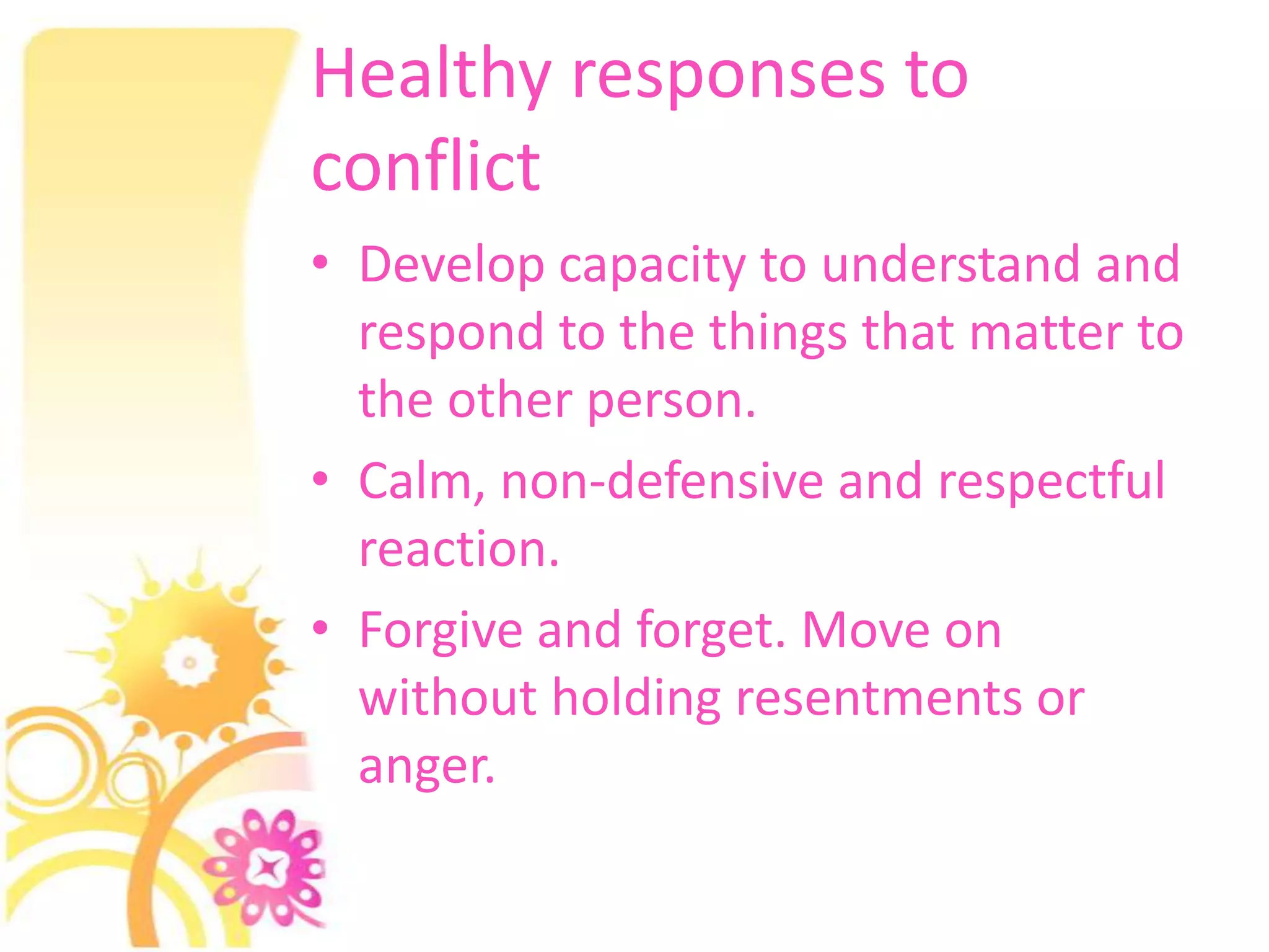 Conflict resolution | PPTX