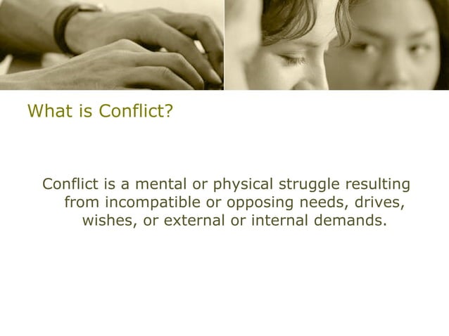 Conflict Resolution | PPT