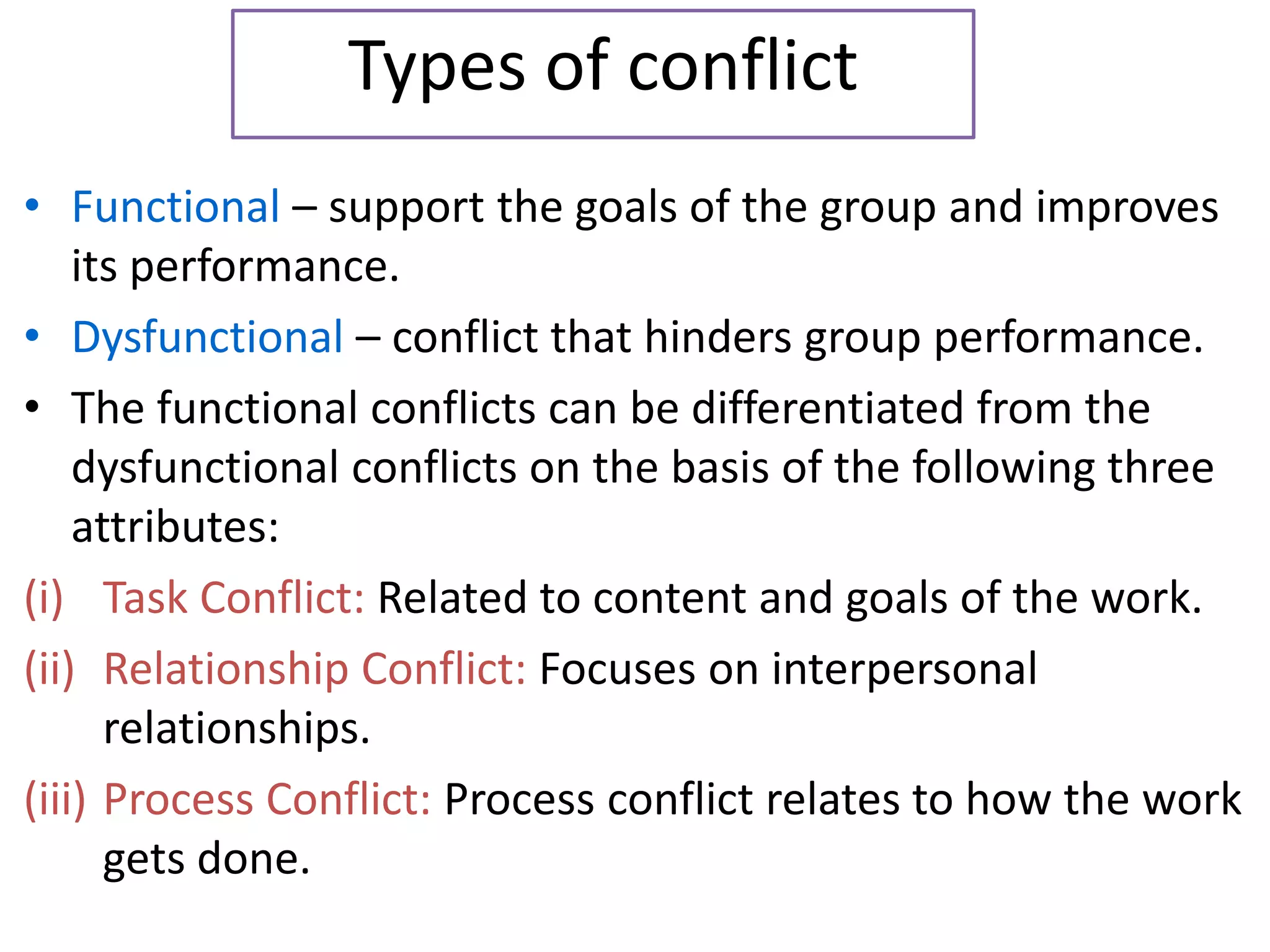Conflict resolution | PPTX