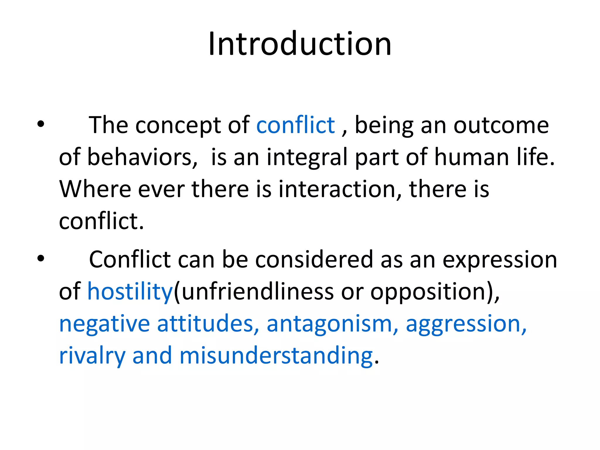 Conflict resolution | PPTX