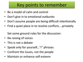 Conflict resolution | PPTX