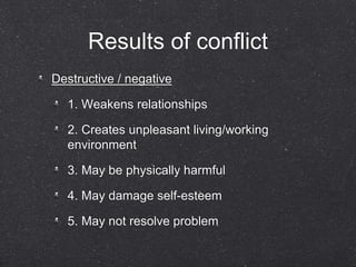 Conflict resolution | PPT
