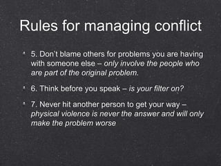 Conflict resolution | PPT