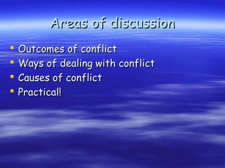Conflict resolution | PPT