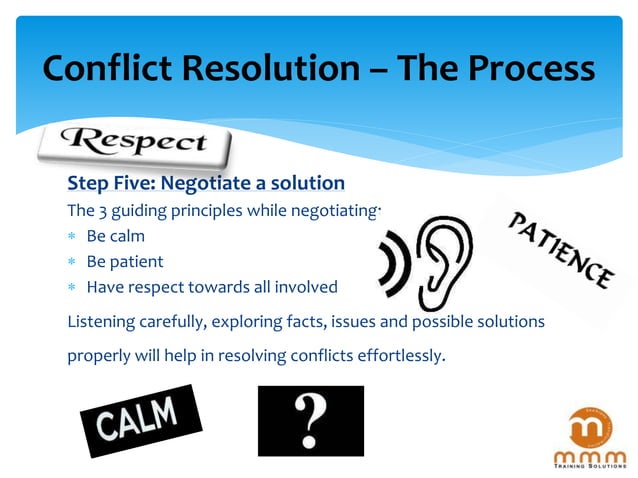 Resolve Conflict Constructively | PPTX | War and Conflicts