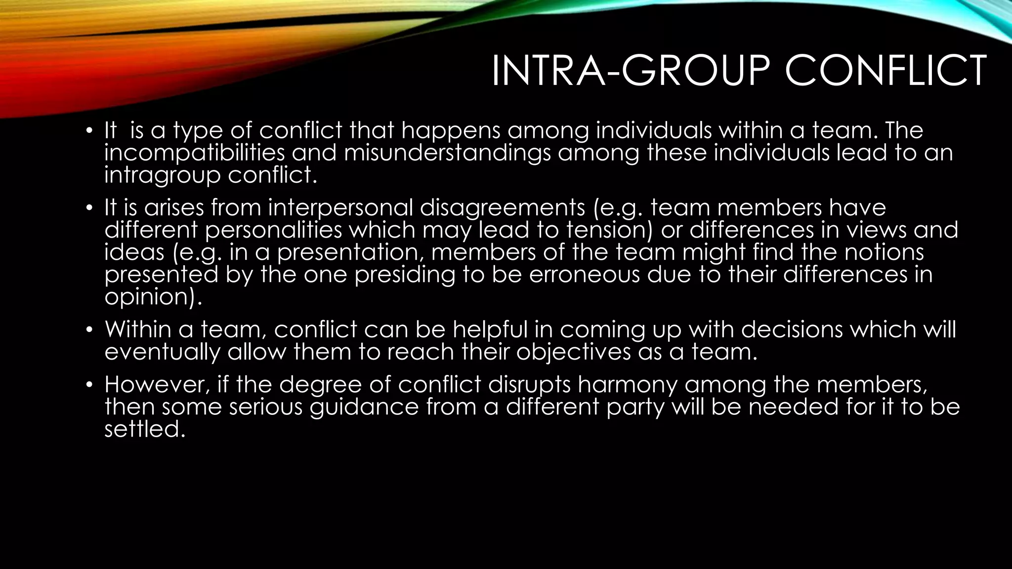 Conflict resolution | PPTX