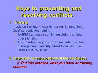 Conflict resolution | PPT