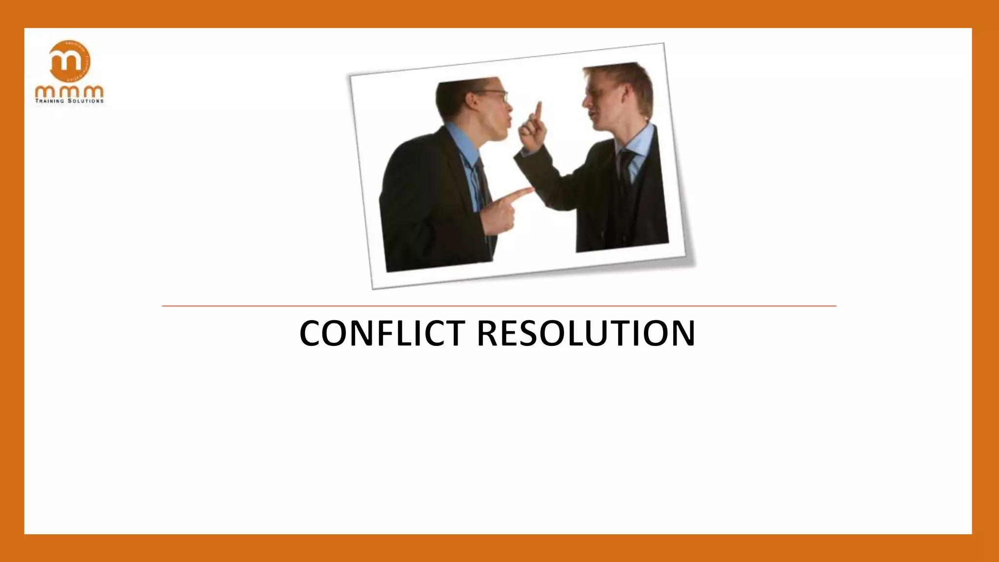 Conflict Resolution | PPT