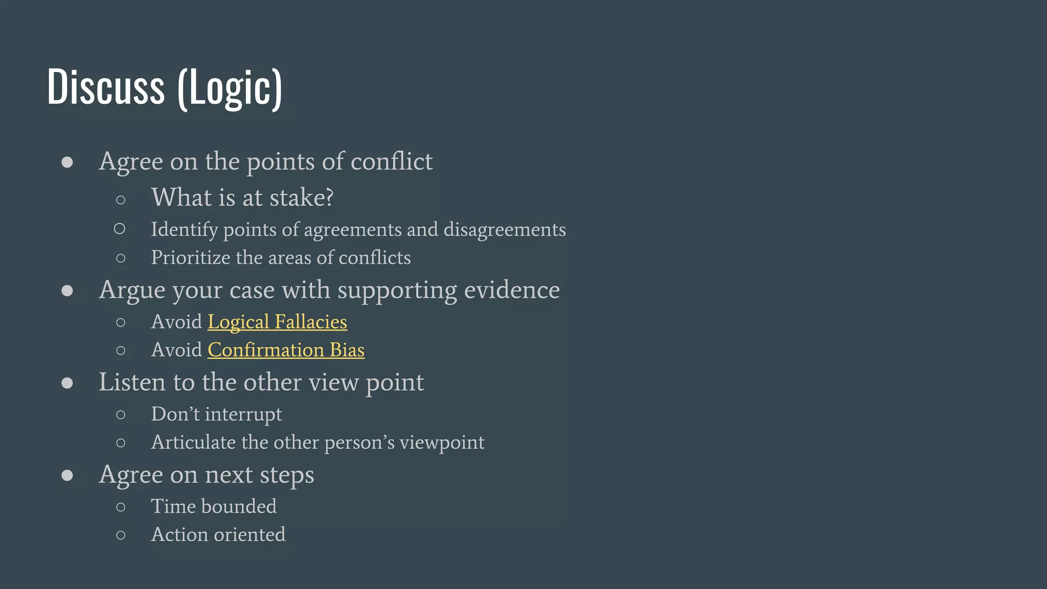 Conflict resolution | PPTX