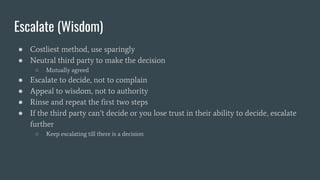 Conflict resolution | PPTX