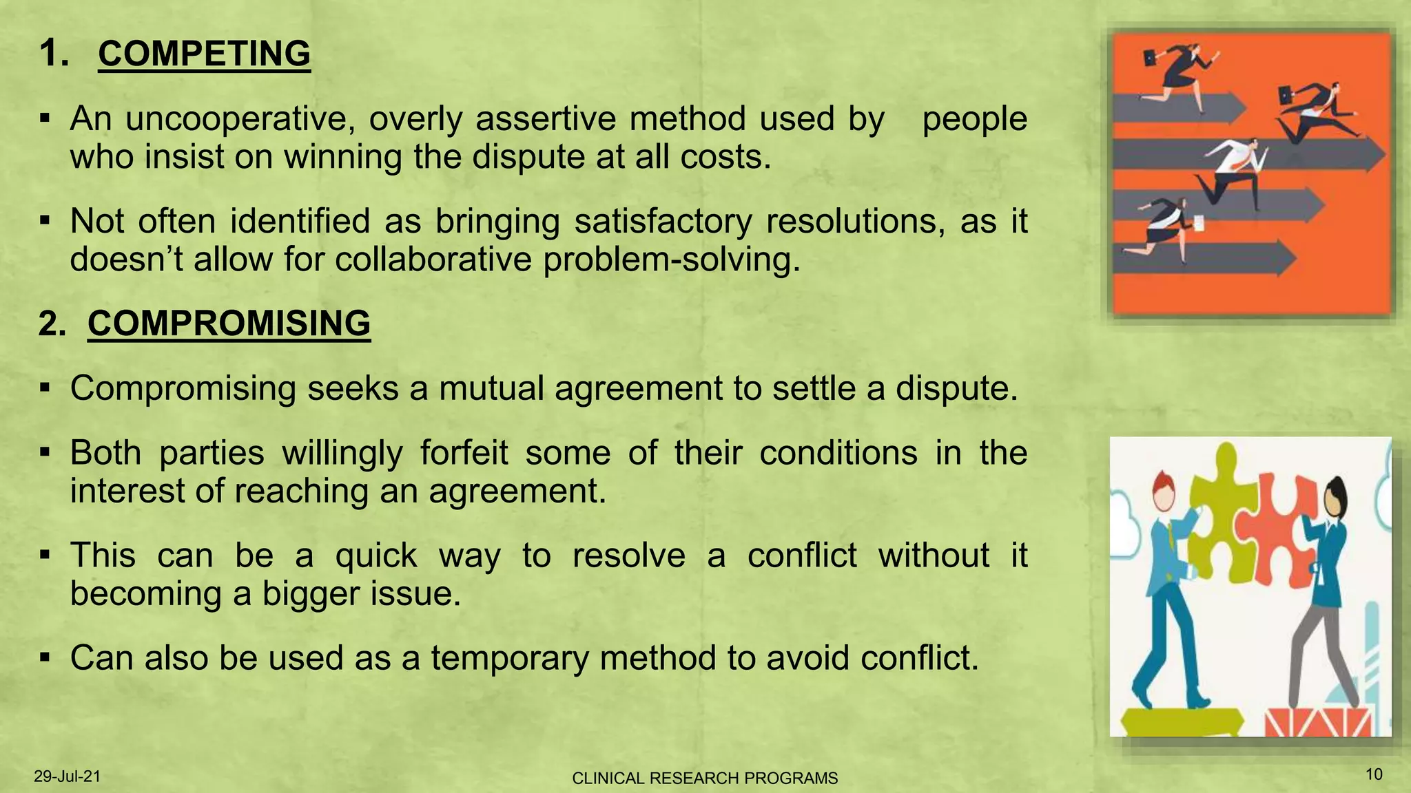 Conflict resolution | PPTX