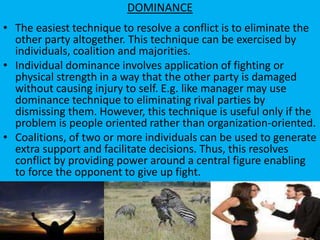 Conflict resolution | PPTX