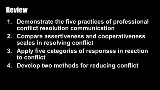 Conflict Resolution | PPT