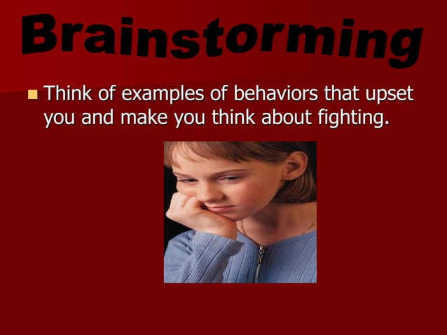 Conflict Resolution avoiding a fight.ppt | Parenting | Family and ...