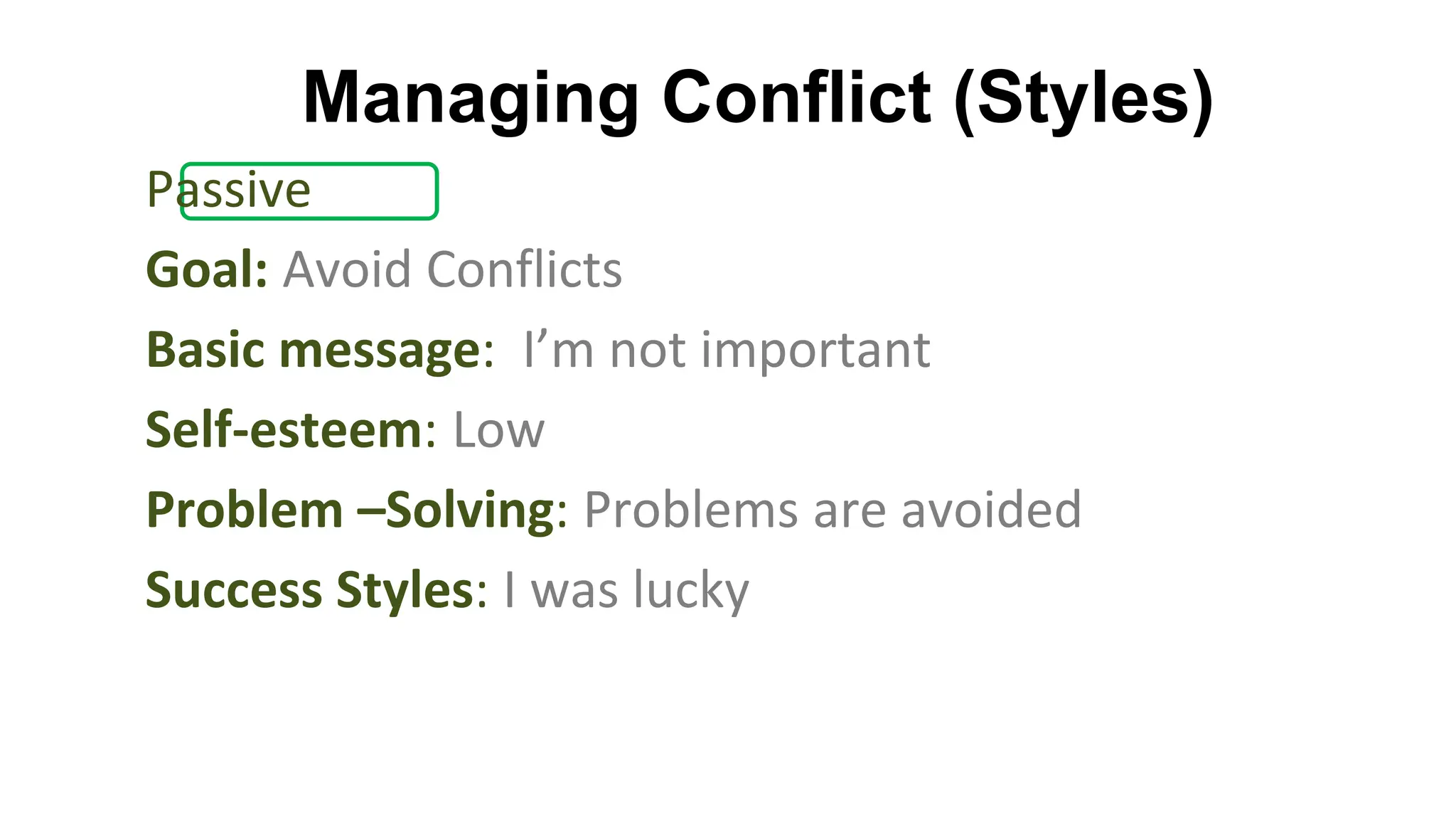 Conflict Resolution explaining the breakdown | PPTX | Career Advice | Careers