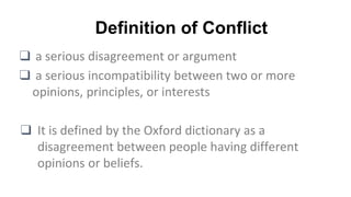 Conflict Resolution explaining the breakdown | PPTX | Career Advice ...