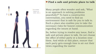 Conflict resolution in the hospitality industry | PPTX