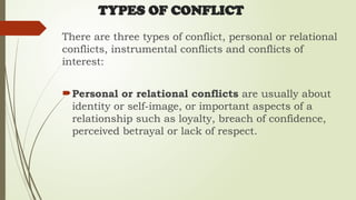 Conflict resolution in the hospitality industry | PPTX