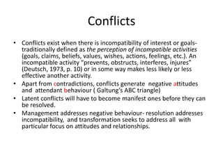Conflict resolution | PPTX