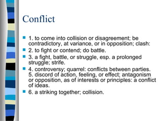 Conflict Resolution 1 | PPT