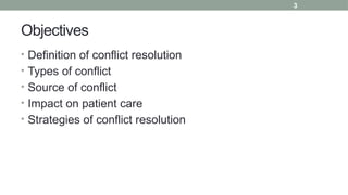 Health Conflict Resolution: Strategies for Managing Disputes in ...