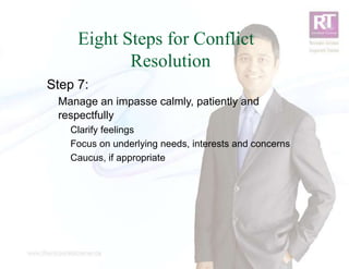Conflict Resolution At The Workplace By Ravinder Tulsiani | PPT