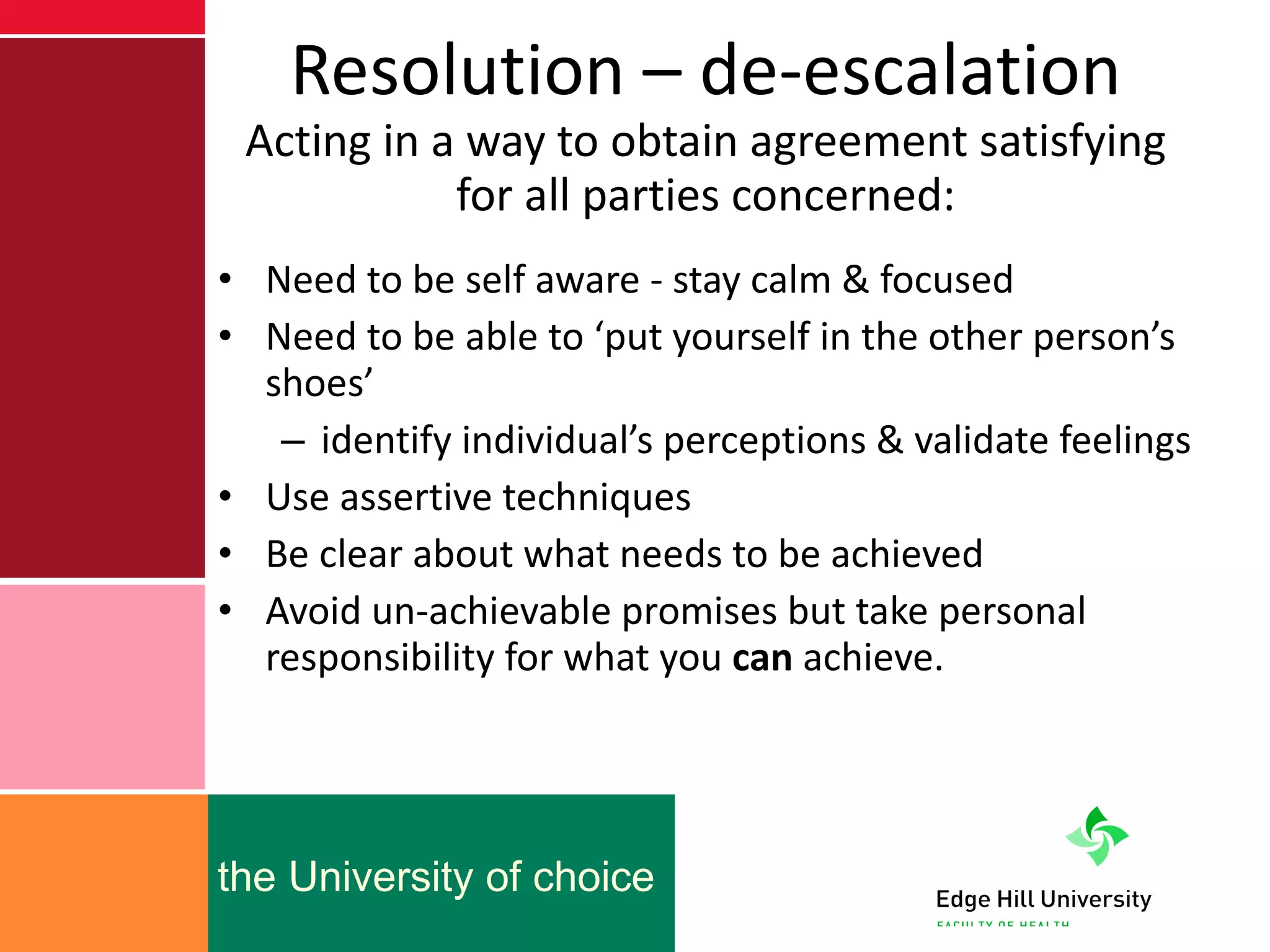 Conflict resolution & complaints management | PPT