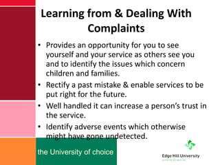 Conflict resolution & complaints management | PPT