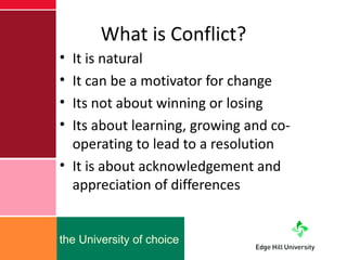 Conflict Resolution & Complaints Management | PPT