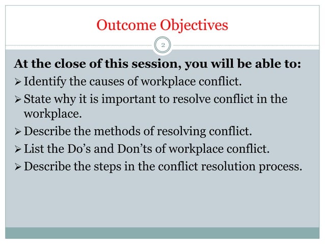 Recognizing, Responding and Resolving Conflict | PPT Recognizing, Responding and Resolving Conflict | PPT