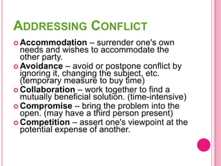 Conflict resolutionhealth | PPT