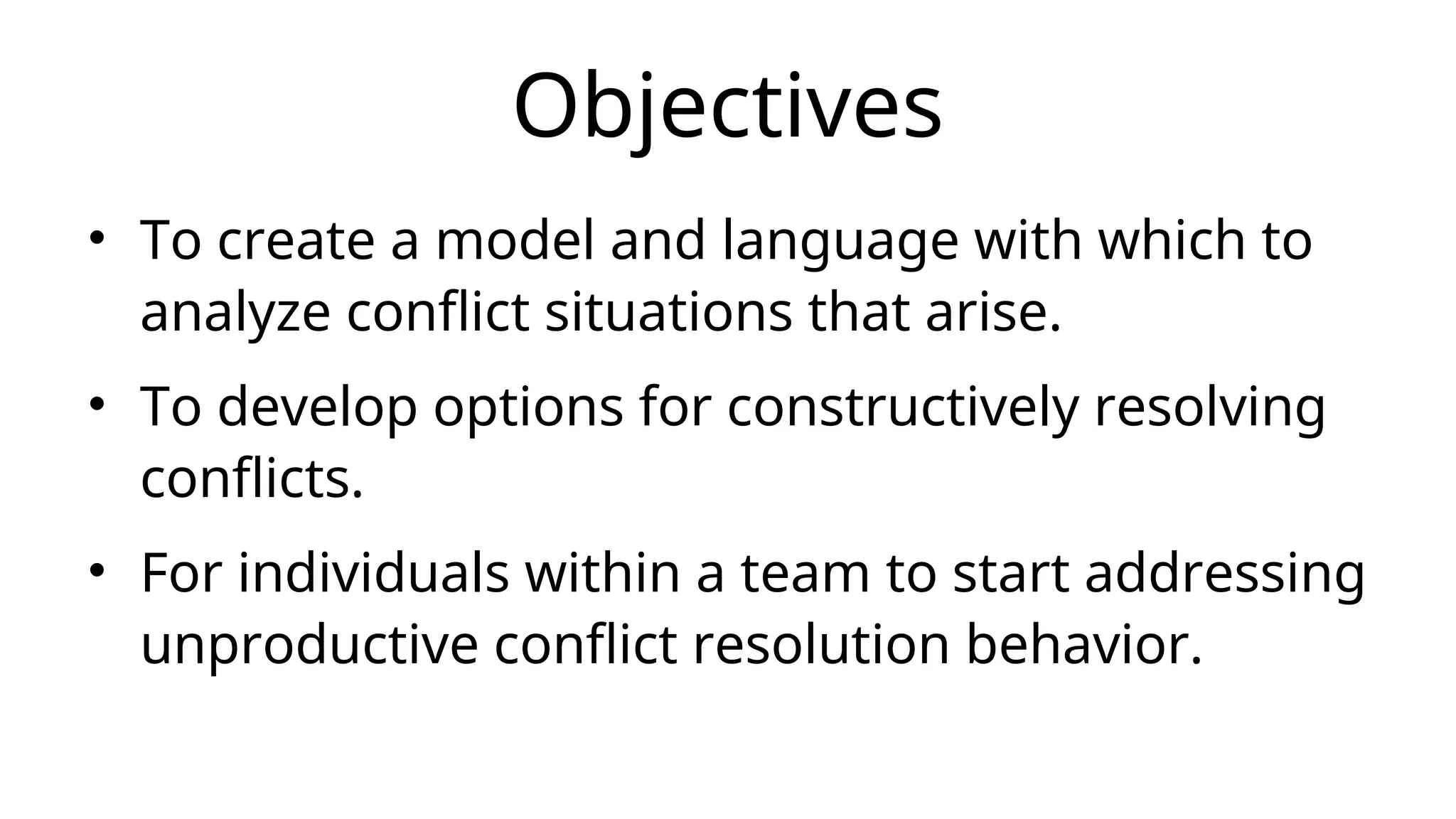 Conflict Resolution By using Thomas Killman Model.ppt