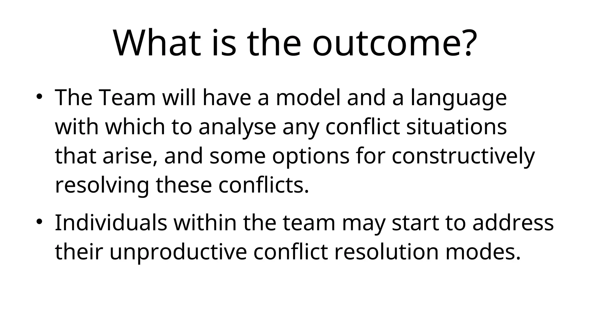 Conflict Resolution By using Thomas Killman Model.ppt