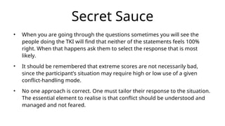 Conflict Resolution By using Thomas Killman Model.ppt