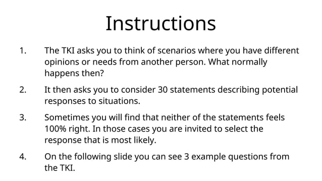 Conflict Resolution By using Thomas Killman Model.ppt