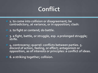 Conflict resolution lesson | PPT