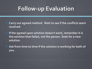 Conflict resolution lesson | PPT