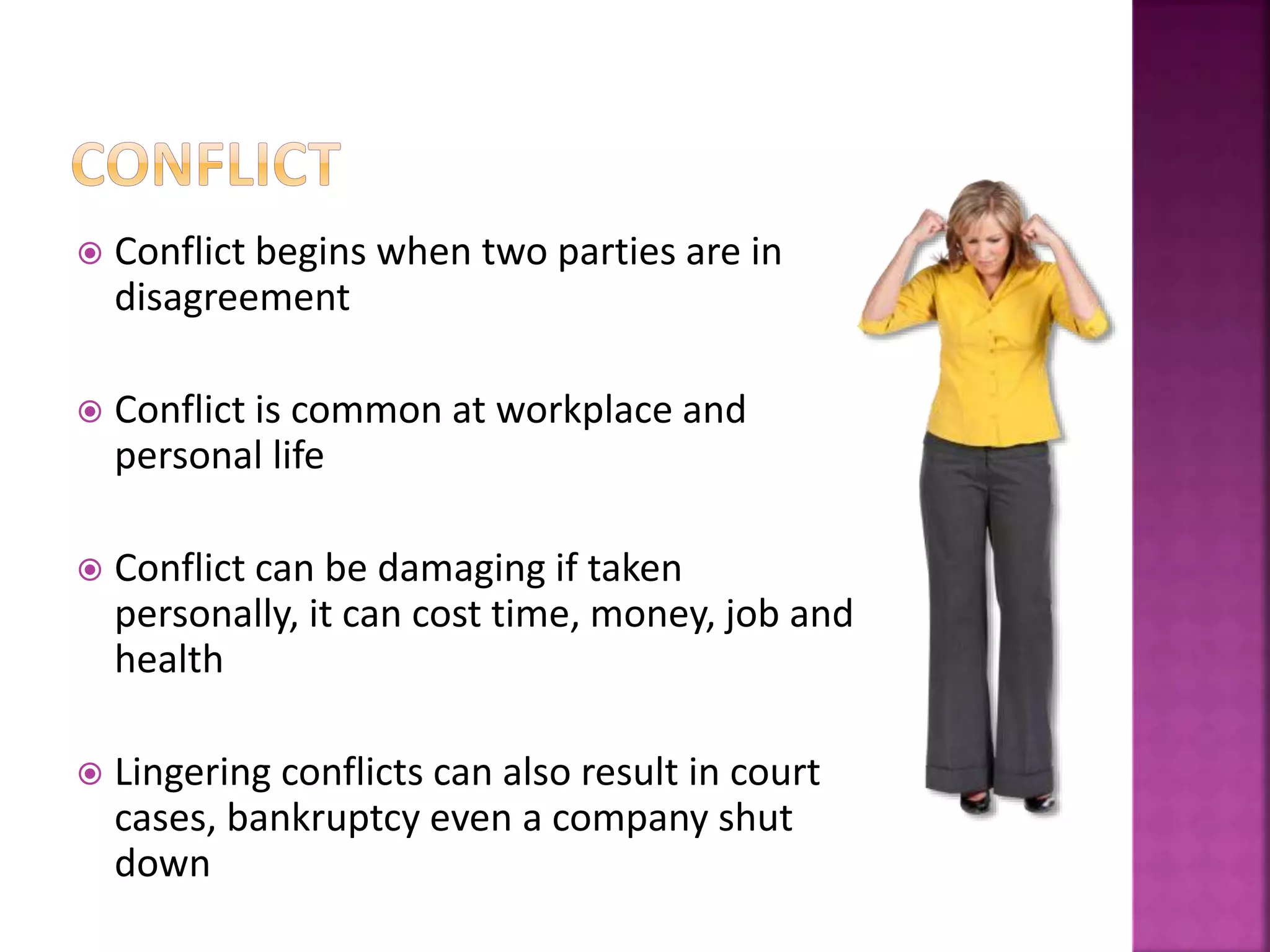 Conflict Resolution and Negotiations Training | PPTX