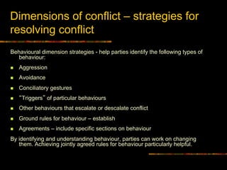 Conflict Resolution: Practical Tools and Techniques | PDF