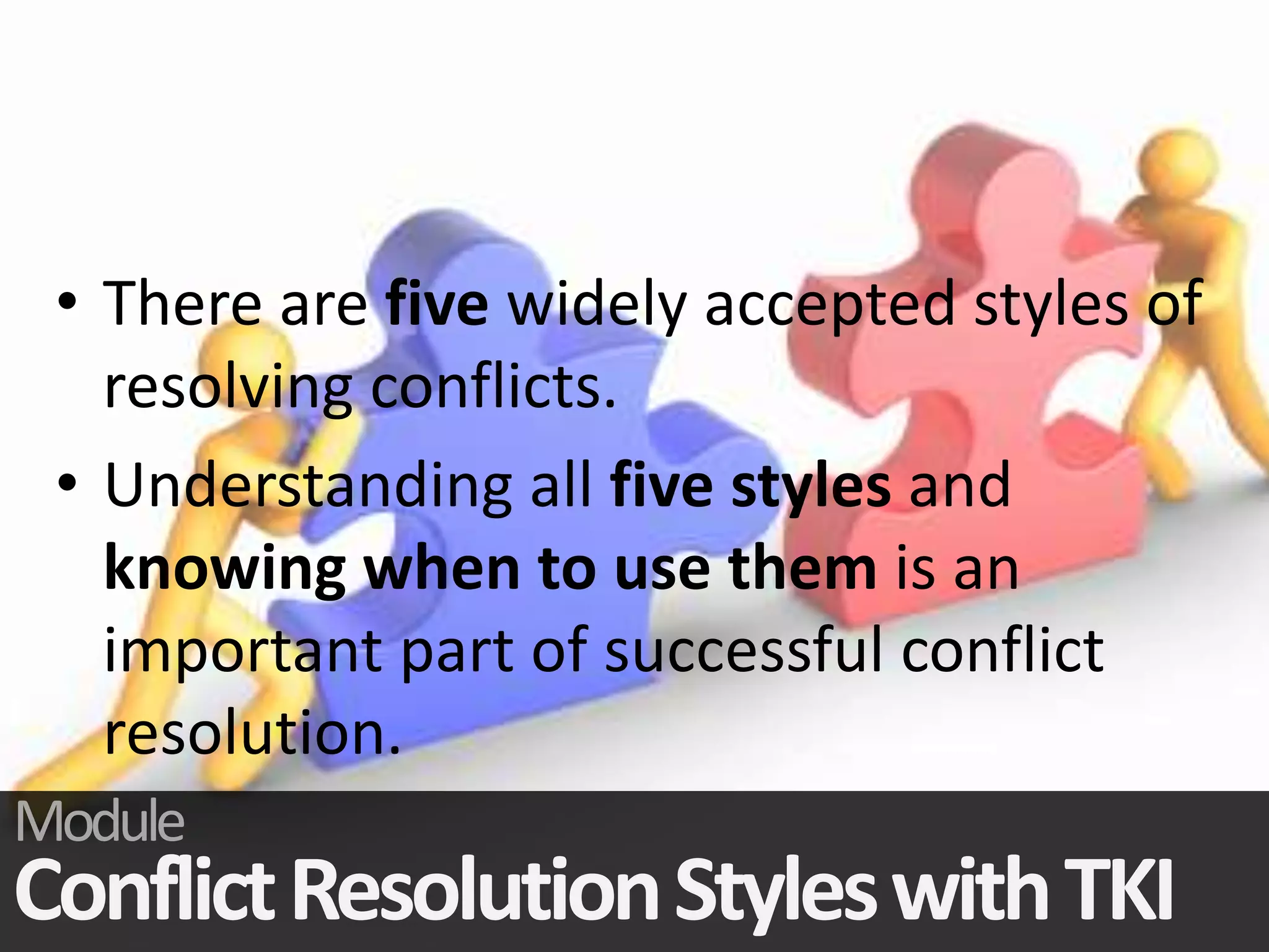Conflict Resolution Samples 1 | PPTX