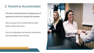 Conflict resolution techniques for the pmp certification exam | PPTX