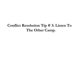 Conflict Resolution Tips: 3 Simple Tips To Stop Conflicts And Arguments ...