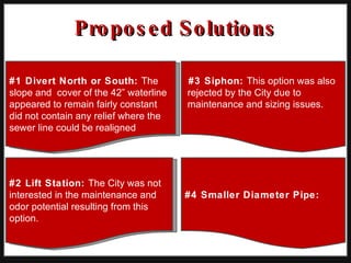 Sewer Design - Conflict Resolution | PPT