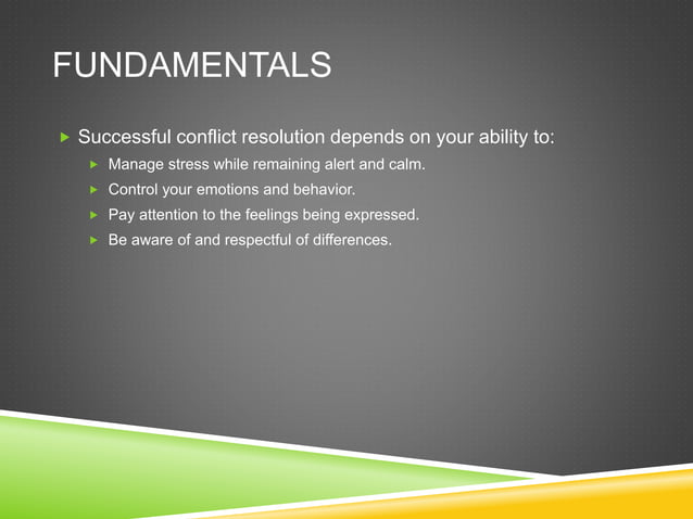 Conflict Resolution Workshop Presentation - CCC.pptx | Family and ...