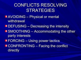 Conflicts | PPT | Free Download