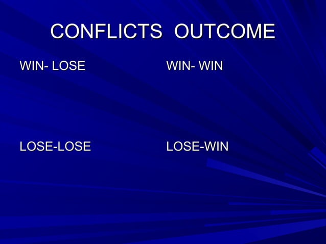 Conflicts | PPT